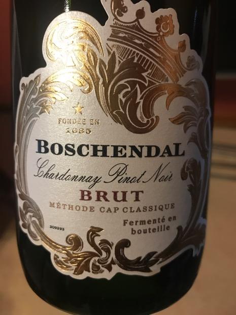NV Boschendal Pinot Noir Chardonnay Brut Méthode Cap Classique, South ...