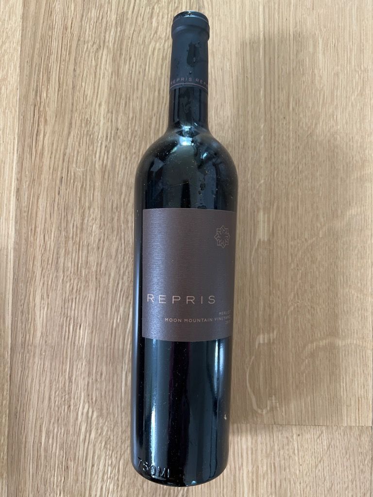 2019 Repris Merlot Moon Mountain Vineyard, USA, California, Sonoma ...