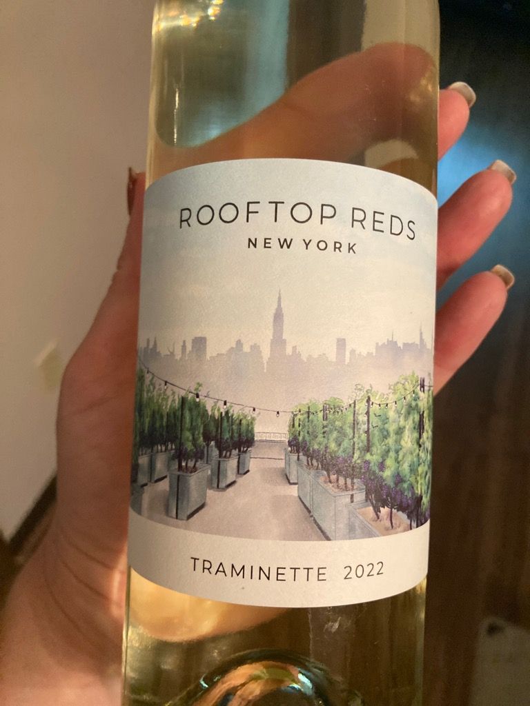 2022 Rooftop Reds Traminette, USA, New York, Finger Lakes - CellarTracker