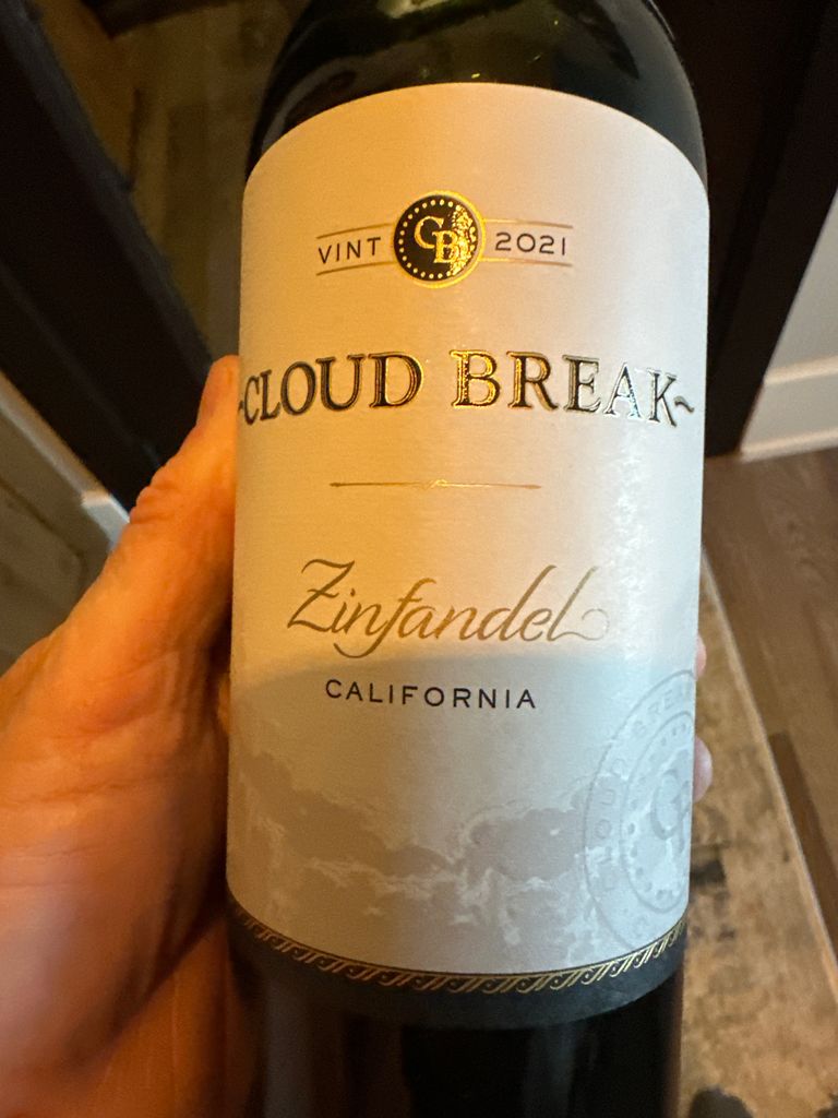 2020 Cloud Break Zinfandel, USA, California, Central Coast - CellarTracker