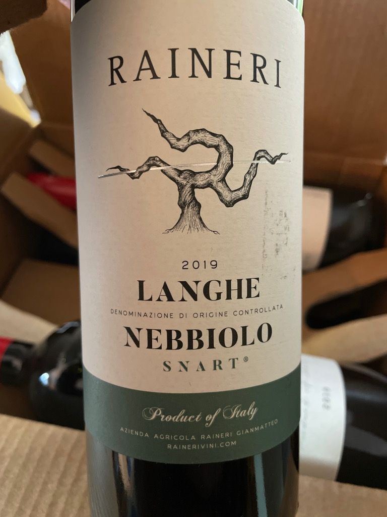 2021 Raineri Gianmatteo Langhe Nebbiolo Snart, Italy, Piedmont, Langhe ...
