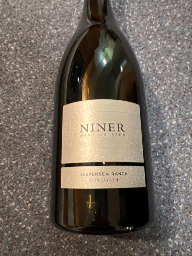 2019 Niner Wine Estates Syrah Reserve Jespersen Vineyard, USA ...