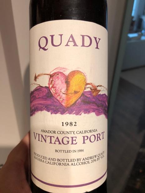 1982 Quady Winery Vintage Port, USA, California - CellarTracker