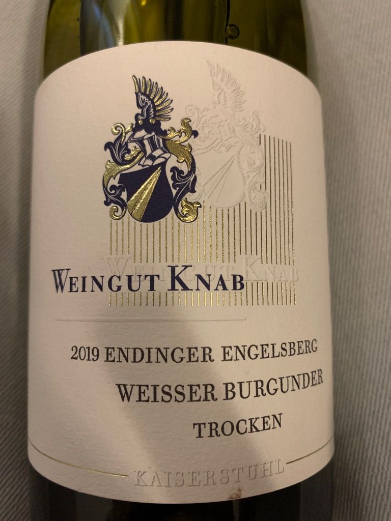2023 Weingut Knab Endinger Engelsberg Weissburgunder Kabinett trocken ...