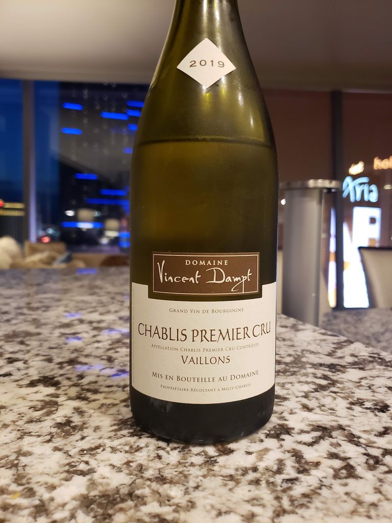 2022 Vincent Dampt Chablis 1er Cru Vaillons, France, Burgundy, Chablis ...