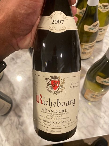 2007 Alain Hudelot-Noëllat Richebourg, France, Burgundy, Côte de Nuits ...