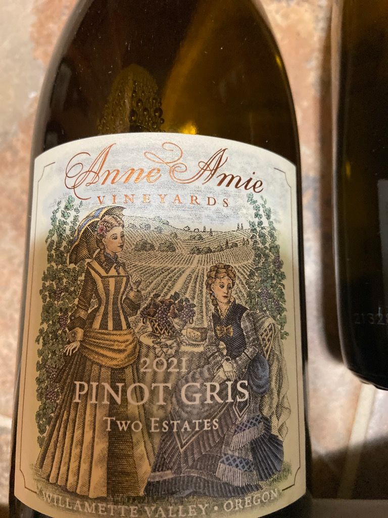 2021 Anne Amie Pinot Gris, USA, Oregon, Willamette Valley - CellarTracker