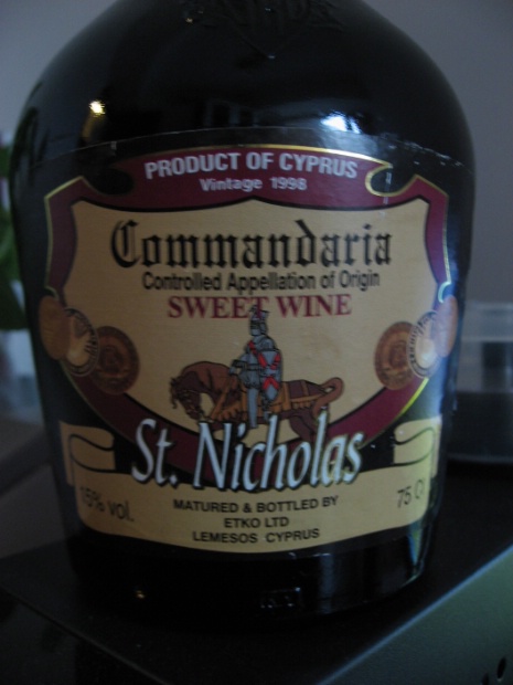 1998 ETKO St. Nicholas Commandaria, Cyprus, Commandaria - CellarTracker