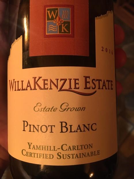2022 WillaKenzie Estate Pinot Blanc, USA, Oregon, Willamette Valley ...