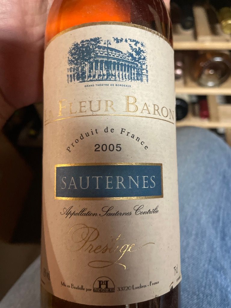 2005 Château La Fleur Baron, France, Bordeaux, Sauternais, Sauternes - CellarTracker