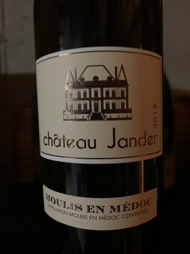 2015 Château Jander, France, Bordeaux, Médoc, Moulis en Médoc ...