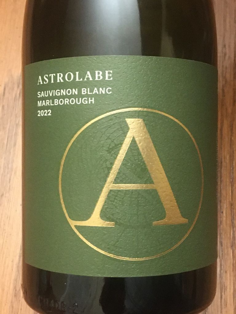2022 Astrolabe Wines Sauvignon Blanc, New Zealand, South Island ...