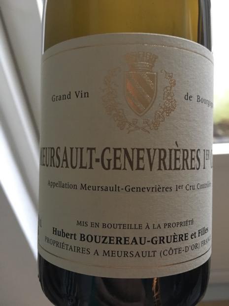2015 Hubert Bouzereau-Gruère et Filles Meursault 1er Cru Les ...