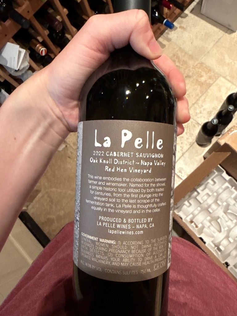 2021 La Pelle Cabernet Sauvignon Red Hen Vineyard, USA, California ...