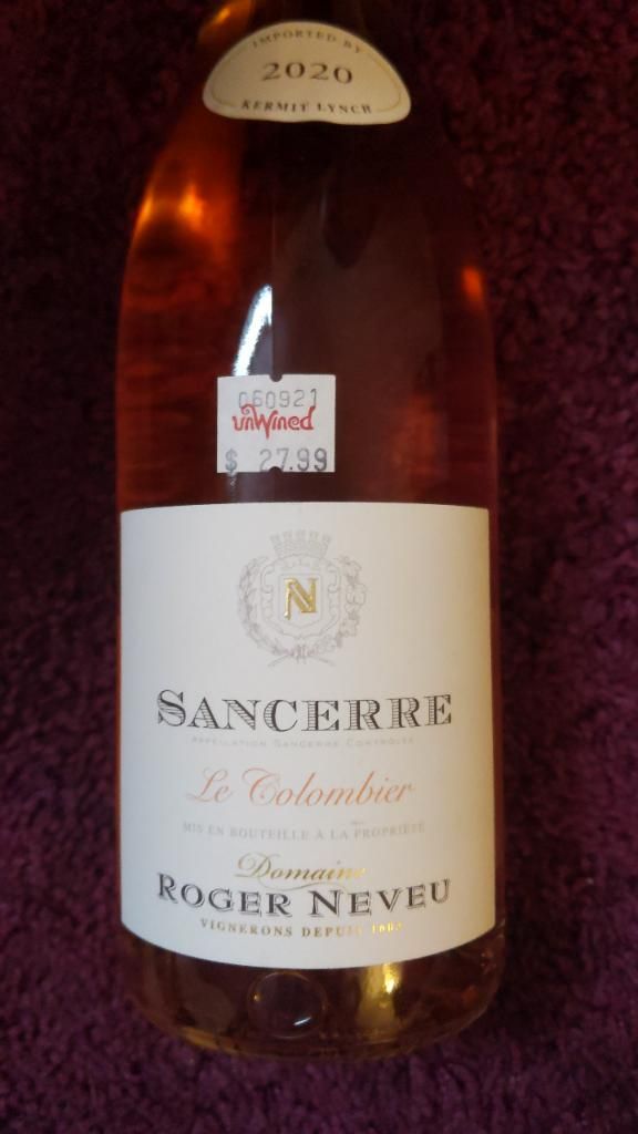 2022 Roger Neveu & Fils Sancerre Rosé Le Colombier - CellarTracker