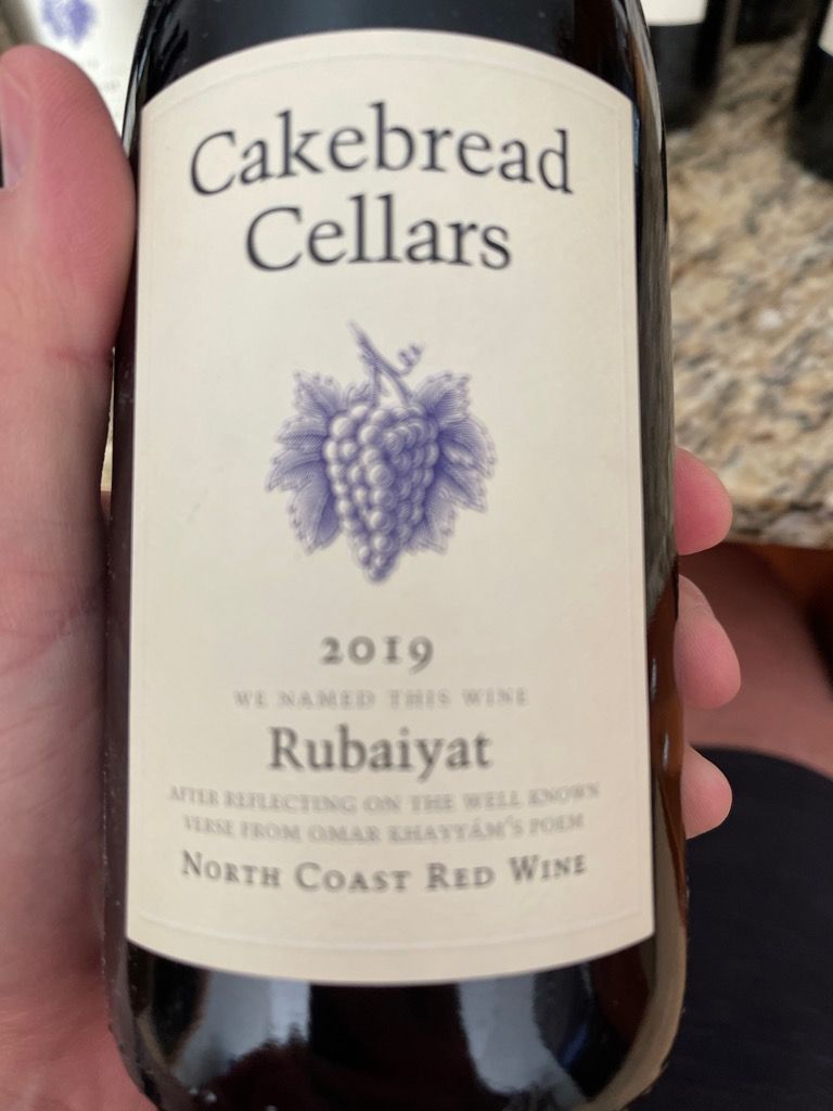 2019 Cakebread Cellars Rubaiyat, USA, California, North Coast ...