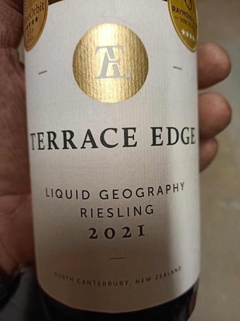 2022 Terrace Edge Riesling Classic Liquid Geography, New Zealand, South ...