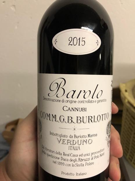 2015 Comm. G.B. Burlotto Barolo Cannubi, Italy, Piedmont, Langhe ...