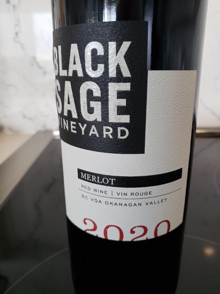 2020 Black Sage Vineyard Merlot, Canada, British Columbia, Okanagan ...