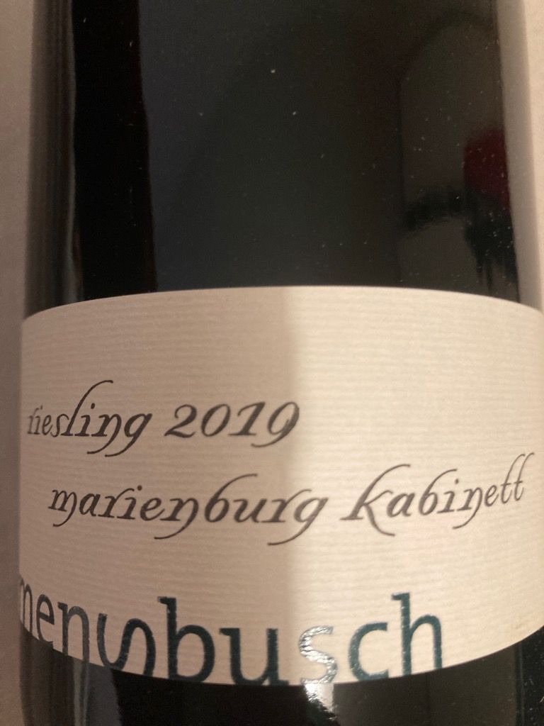 2019 Weingut Clemens Busch Pündericher Marienburg Riesling Kabinett ...