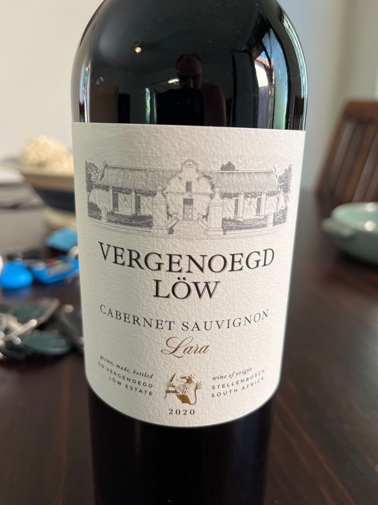 2023 Vergenoegd Löw Cabernet Sauvignon Estate Wine, South Africa ...