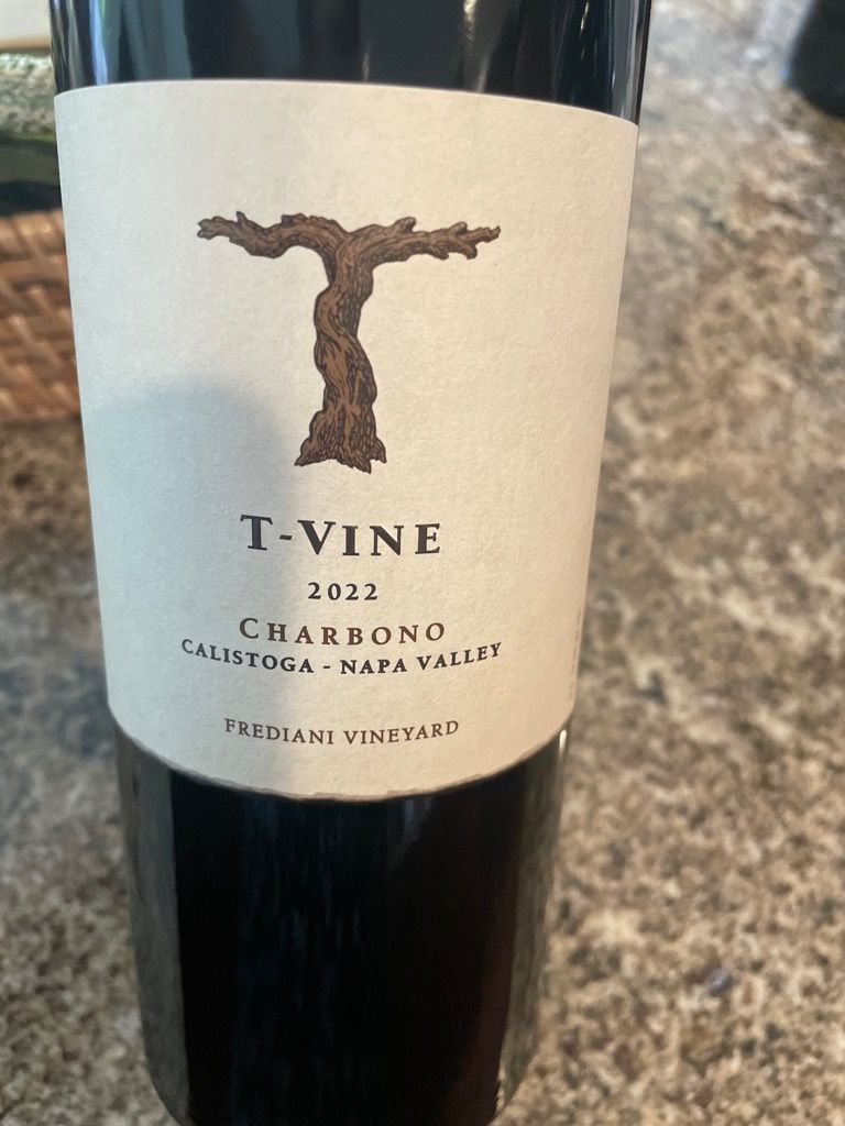2022 T-Vine Cellars Charbono Calistoga, USA, California, Napa Valley ...