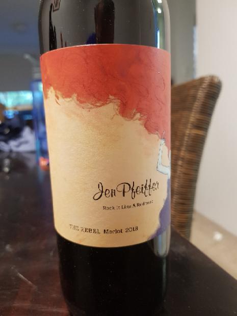 2018 Jen Pfeiffer Merlot The Rebel, Australia, Victoria, North East ...