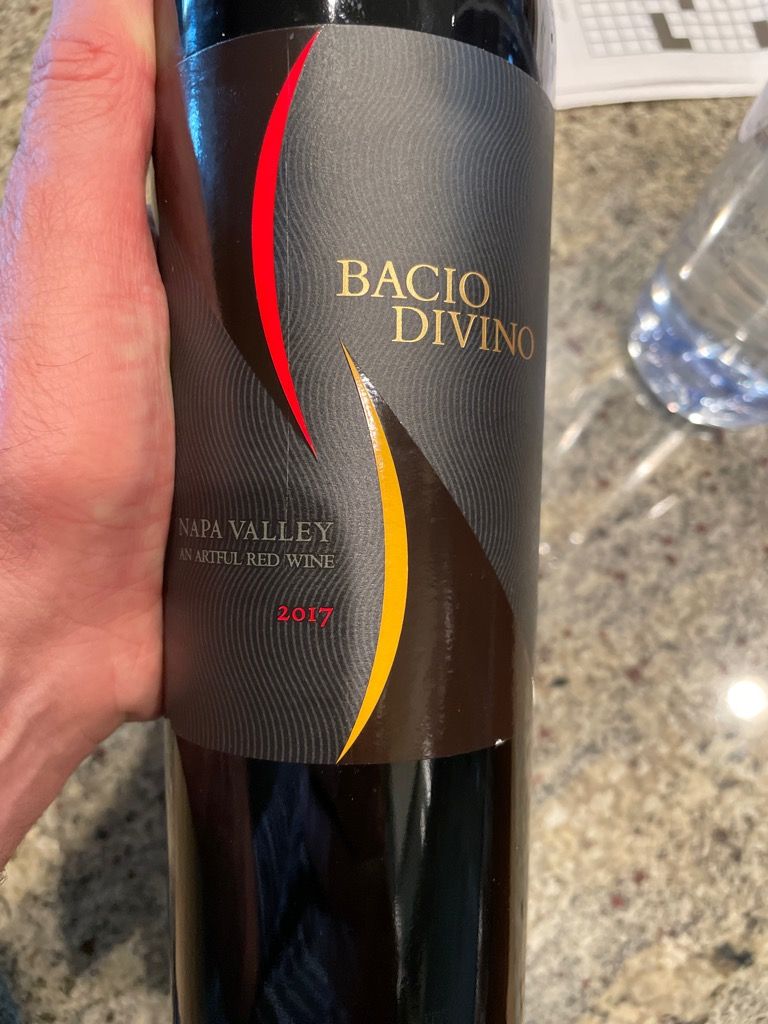 2017 Bacio Divino, USA, California, Napa Valley - CellarTracker
