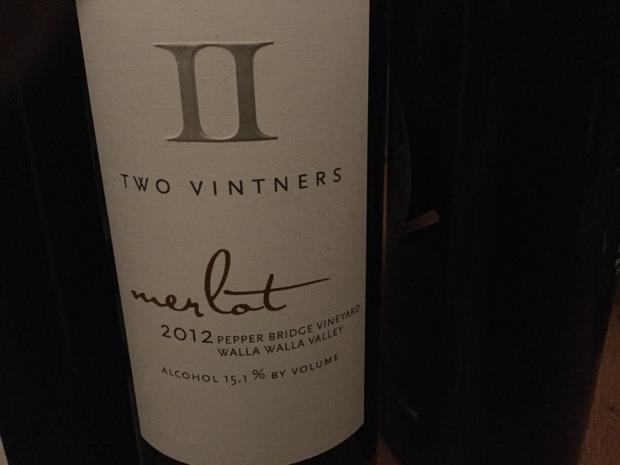 2012 Two Vintners Merlot Pepper Bridge Vineyards, USA, Washington ...