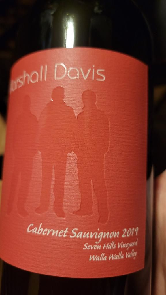 2019 Marshall Davis Cabernet Sauvignon Seven Hills Vineyard, USA, Washington, Columbia Valley ...