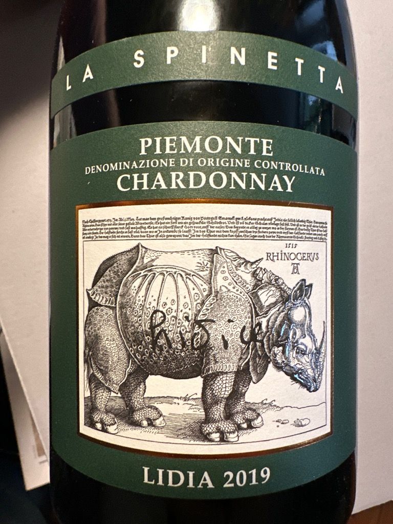 2019 La Spinetta (Rivetti) Langhe Chardonnay Lidia, Italy, Piedmont ...
