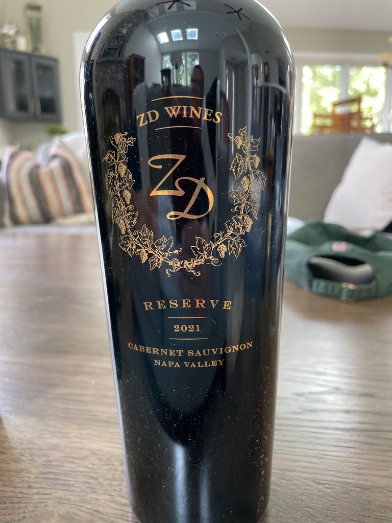 2021 ZD Wines Cabernet Sauvignon Reserve, USA, California, Napa Valley ...