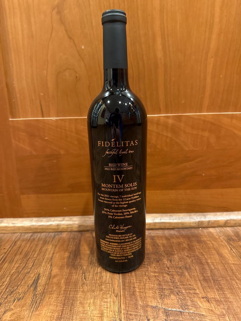 2021 Fidelitas Red Wine Estate, USA, Washington, Columbia Valley, Red ...