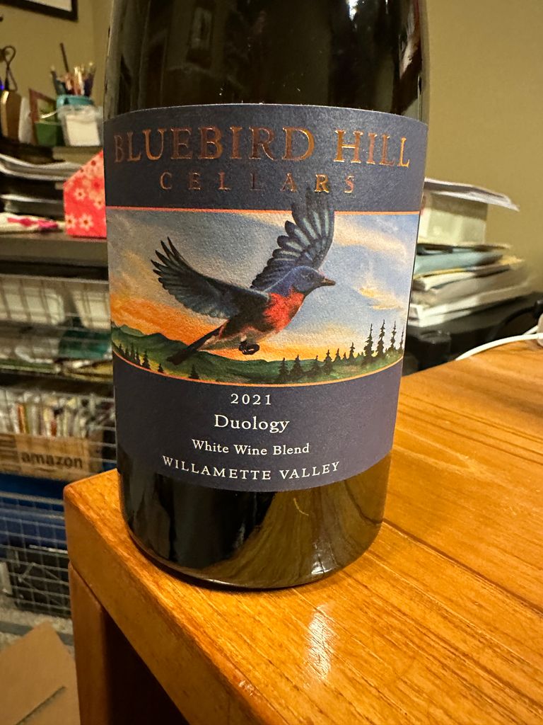 2021 Bluebird Hill Cellars Duology, USA, Oregon, Willamette Valley ...