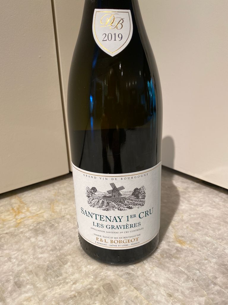 2020 P&L Borgeot Santenay 1er Cru Gravières Blanc, France, Burgundy ...
