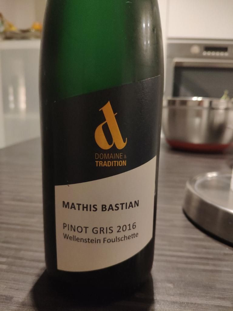 2014 Mathis Bastian Pinot Gris Domaine et Tradition, Luxembourg ...