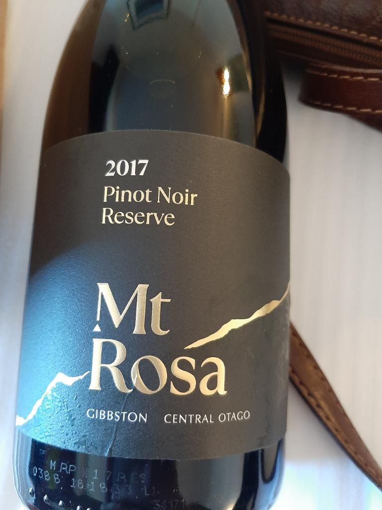 2018 Mt Rosa Pinot Noir Reserve, New Zealand, South Island, Otago ...