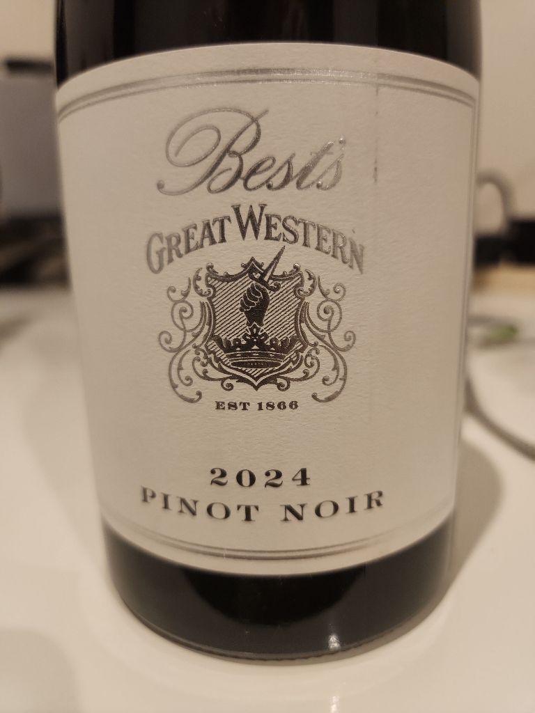 2024 Best's Great Western Pinot Noir, Australia, Victoria, Western ...