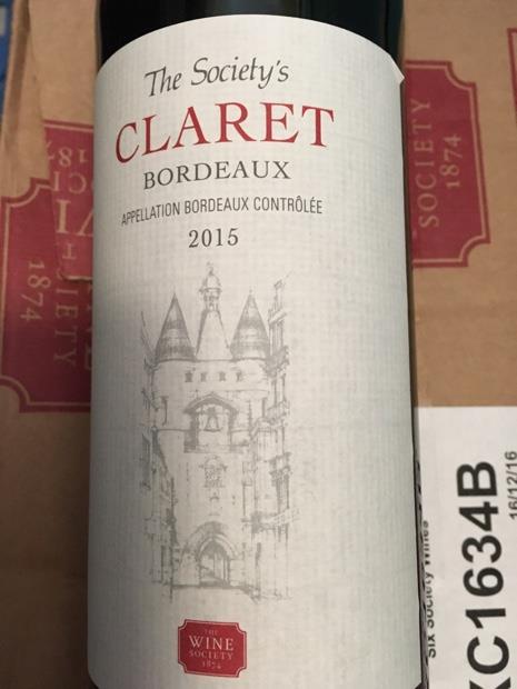 2015 The Wine Society Claret, France, Bordeaux - CellarTracker