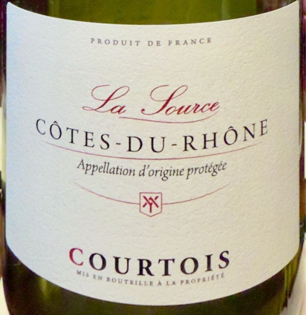 2021 Domaine Courtois Côtes du Rhône La Source, France, Rhône, Southern ...