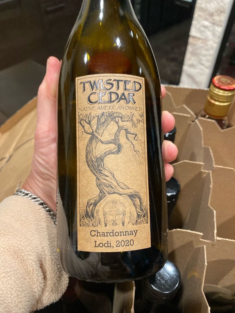 2021 Cedar Band of Paiutes Chardonnay Twisted Cedar, USA, California ...