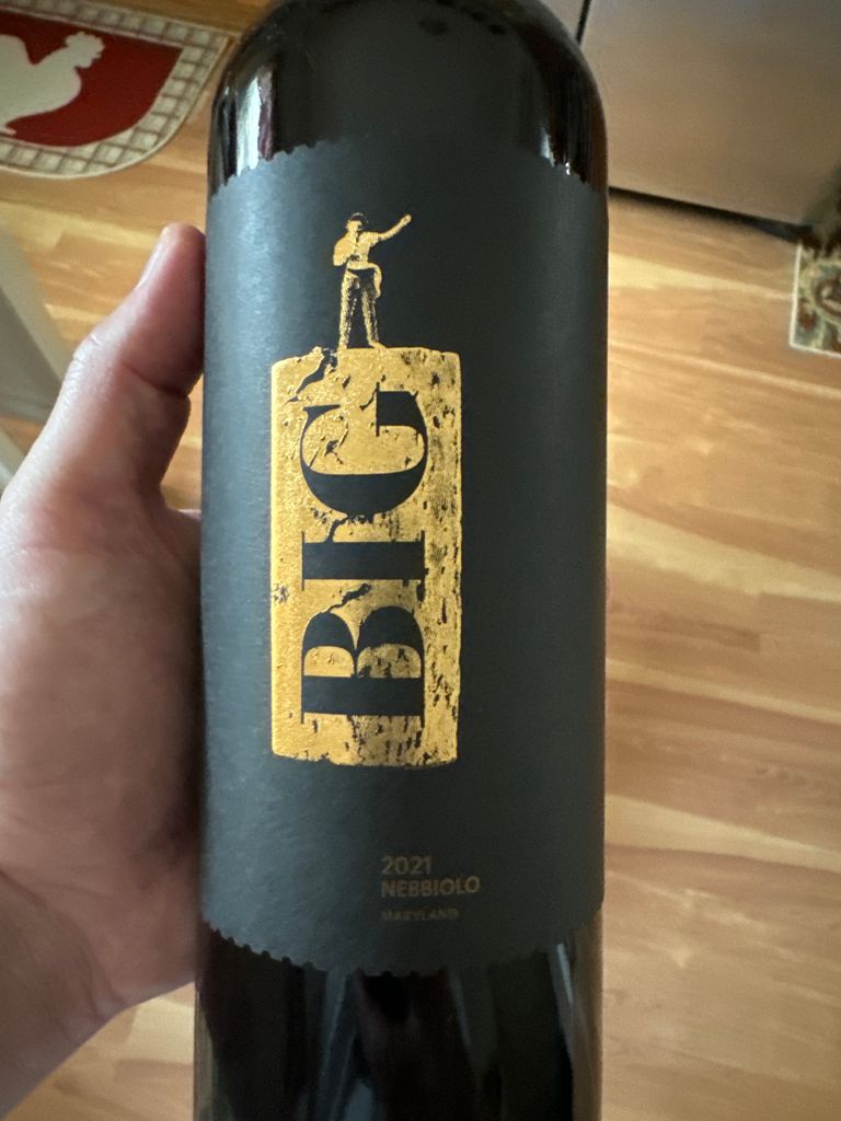2021 Big Cork Vineyards Nebbiolo Black Label Series Reserve, USA ...