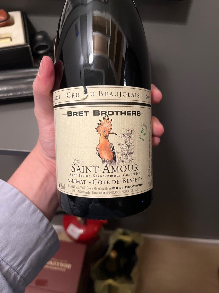 2021 Bret Brothers Saint-Amour Côte de Besset Cuvée Zen, France ...