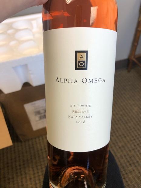 2018 Alpha Omega Rosé Reserve, USA, California, Napa Valley - CellarTracker
