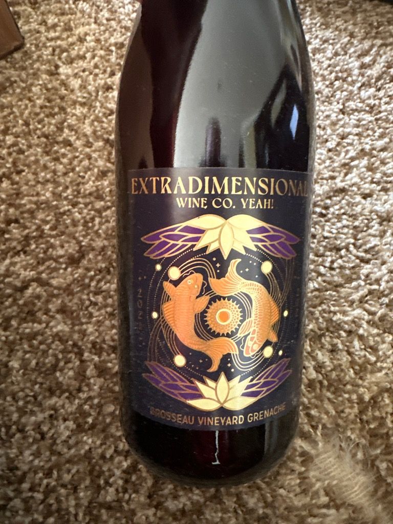 2021 Extradimensional Wine Co. Yeah! Grenache Brosseau Vineyard, USA, California, Central Coast ...