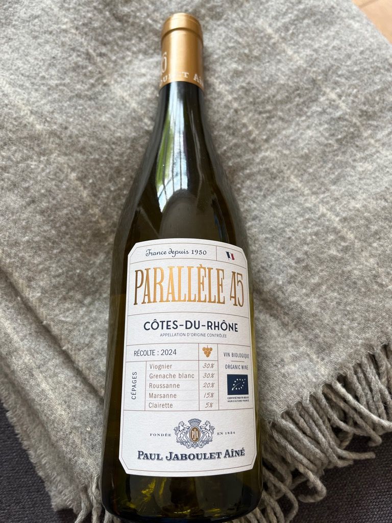 2024 Paul Jaboulet Aîné Côtes du Rhône Blanc Parallèle “45”, France ...