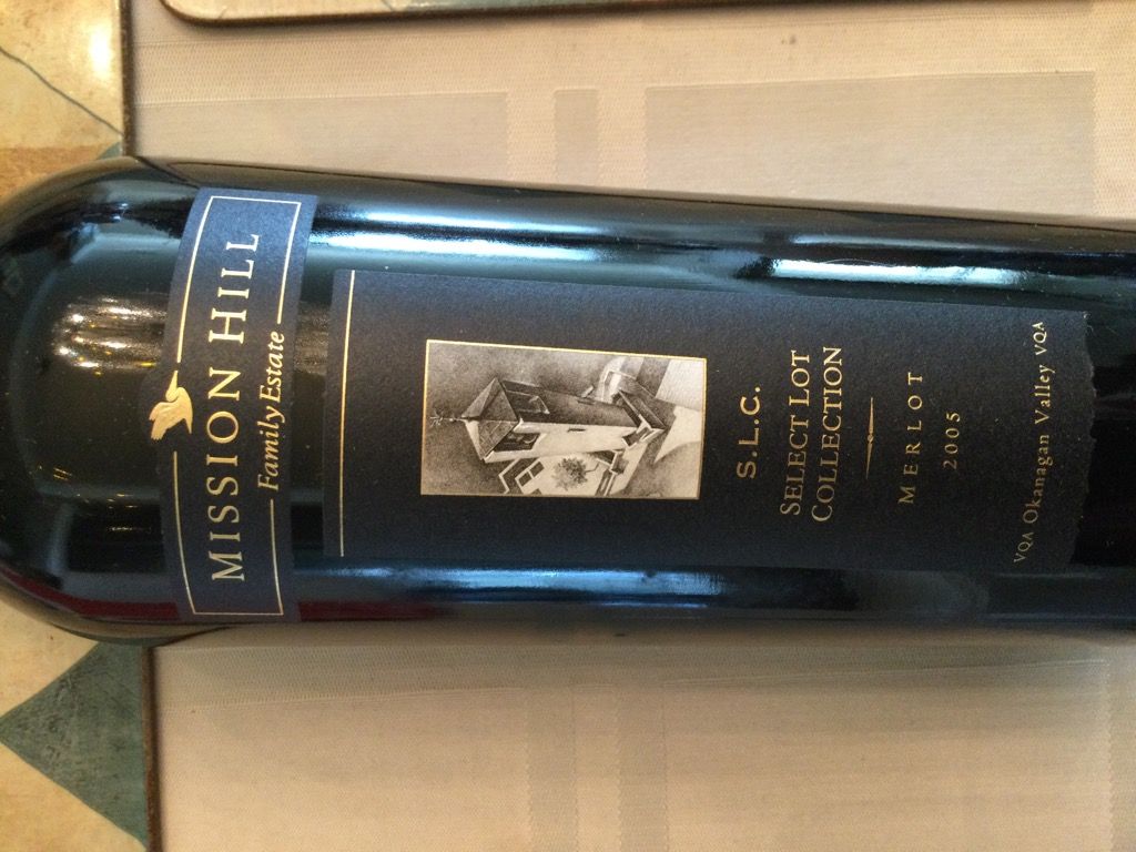 2009 Mission Hill Merlot S.L.C., Canada, British Columbia, Okanagan ...