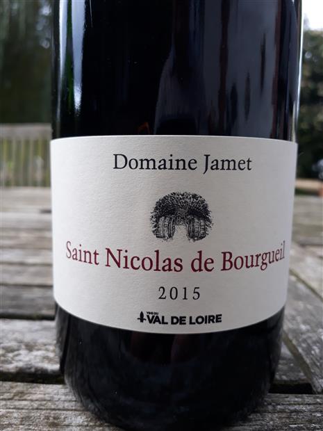 2017 Domaine Jamet Saint-Nicolas-de-Bourgueil, France, Loire Valley, Touraine, Saint-Nicolas-de ...