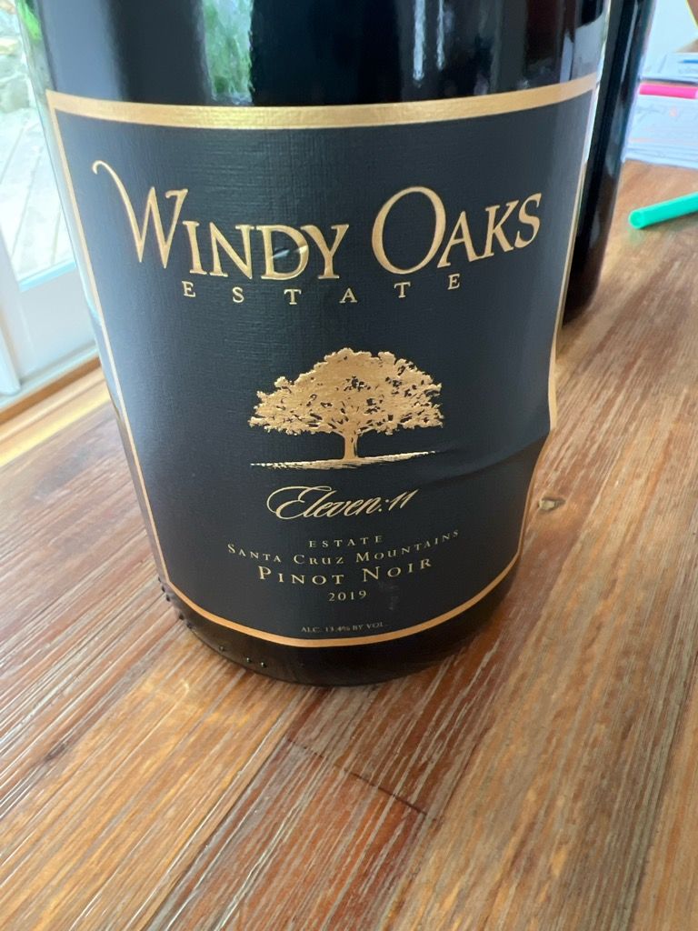 2020 Windy Oaks Estate Pinot Noir eleven : 11, USA, California, Santa ...