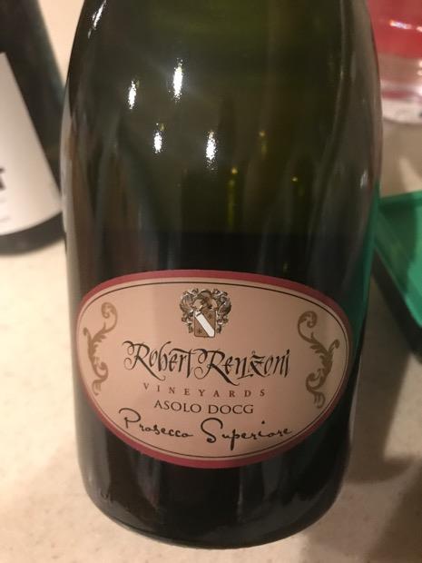 NV Robert Renzoni Asolo Prosecco Superiore, Italy, Veneto, Asolo ...